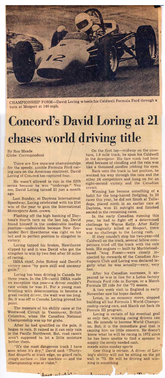 Doug Fraser Racing Engines – a History – Doug Fraser